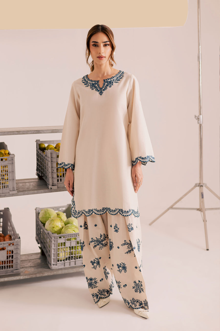 MAHPARA EMBROIDERED – 2 PIECE – Noors Attire